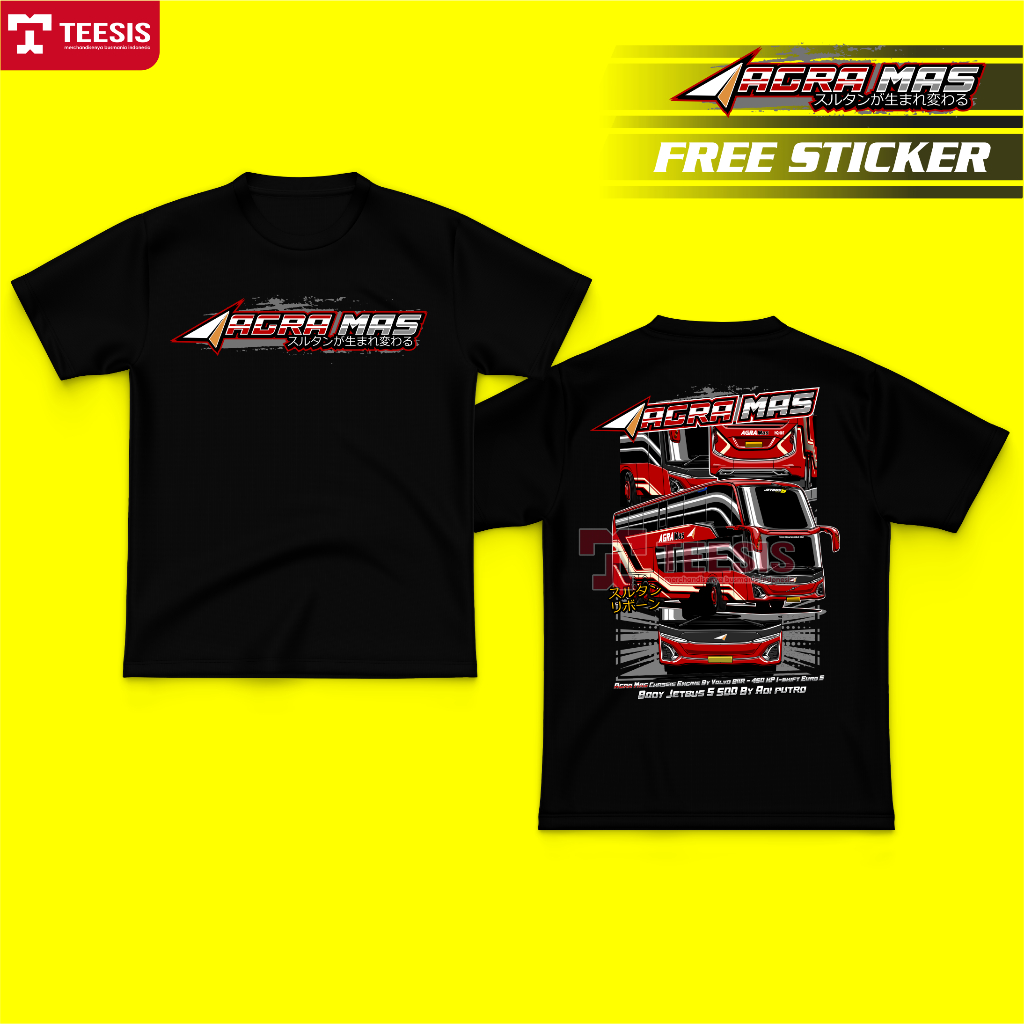 Jual Kaos Baju Bus Bis Mania Bismania JETBUS 5 SDD Sultan Reborn Agra ...