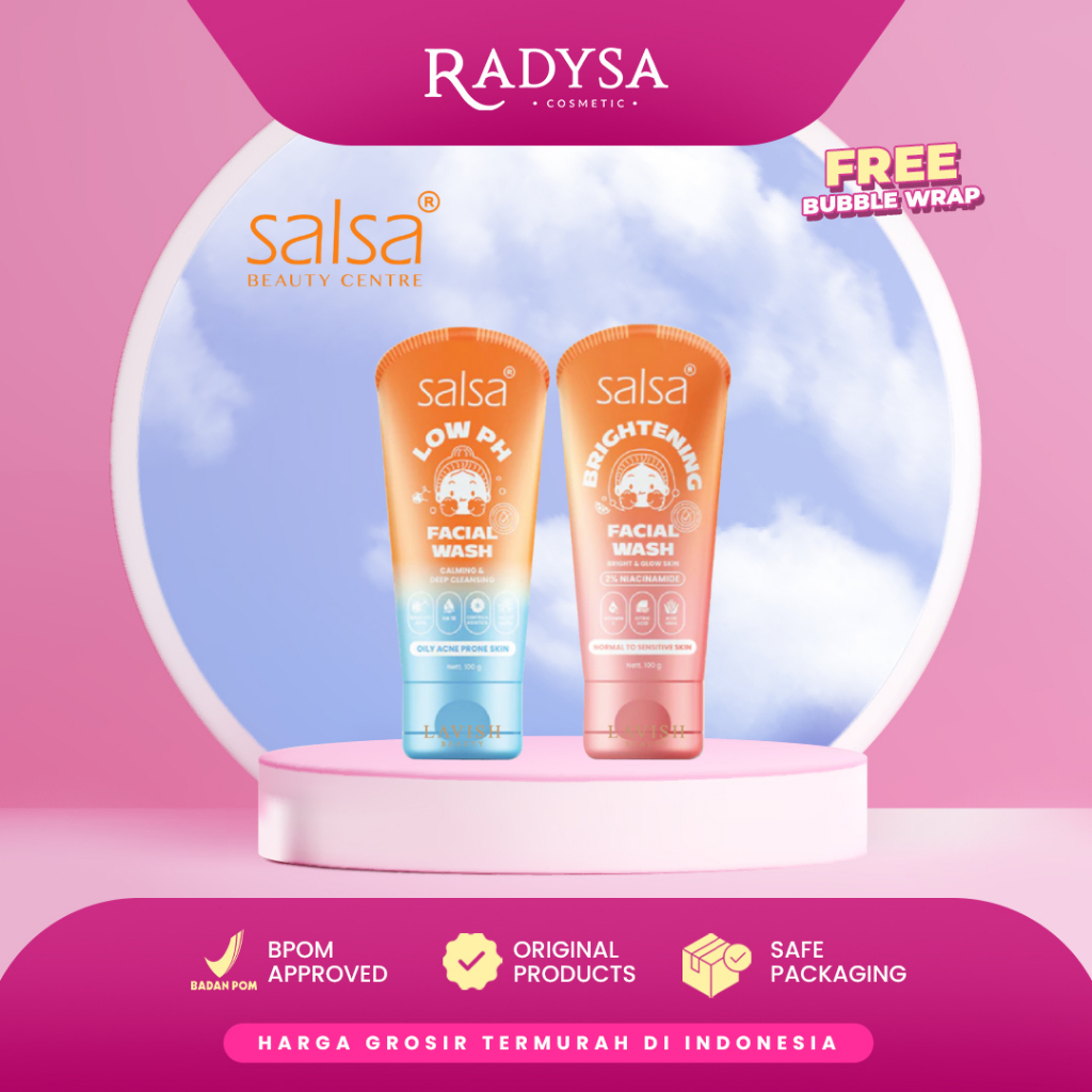 Jual RADYSA - SALSA Facial Wash Series – Sabun Cuci Muka | Brightening ...