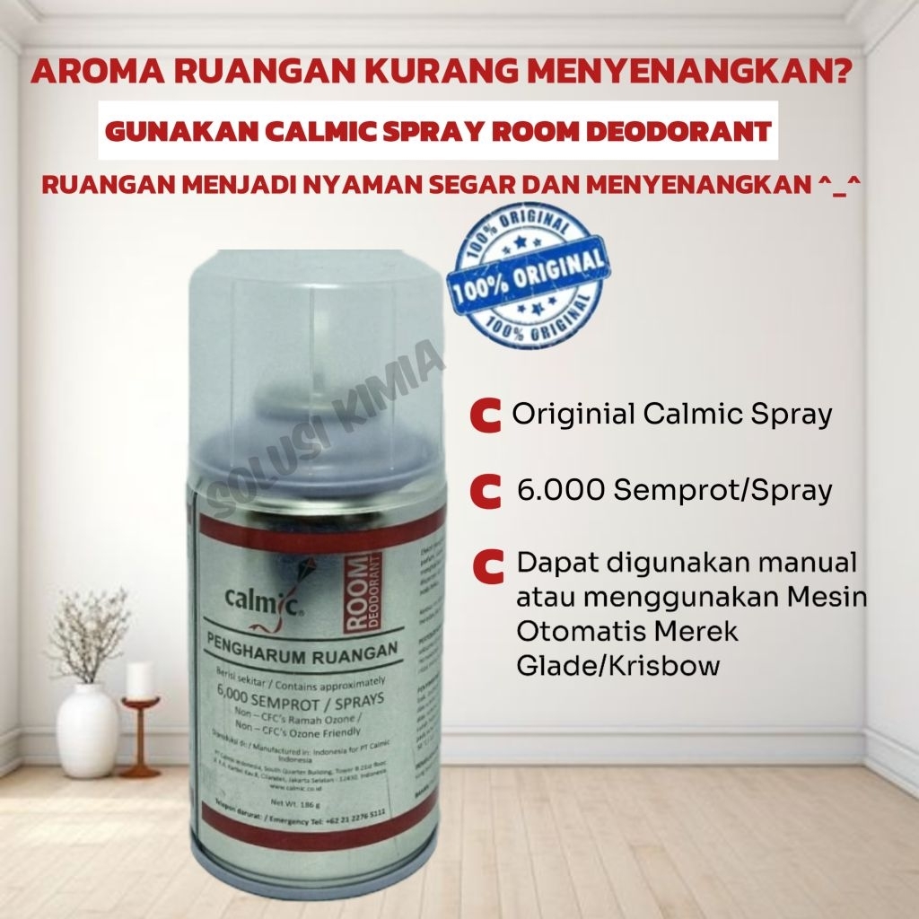 Jual Pengharum Ruangan Calmc Spray Untuk Hotel Kantor - Pengharum Pewangi Ruangan | Shopee Indonesia