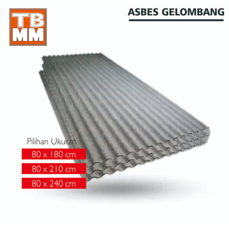 Jual ATAP ASBES GELOMBANG / ASBES ROOF / GENTENG ASBES / ASBES ...
