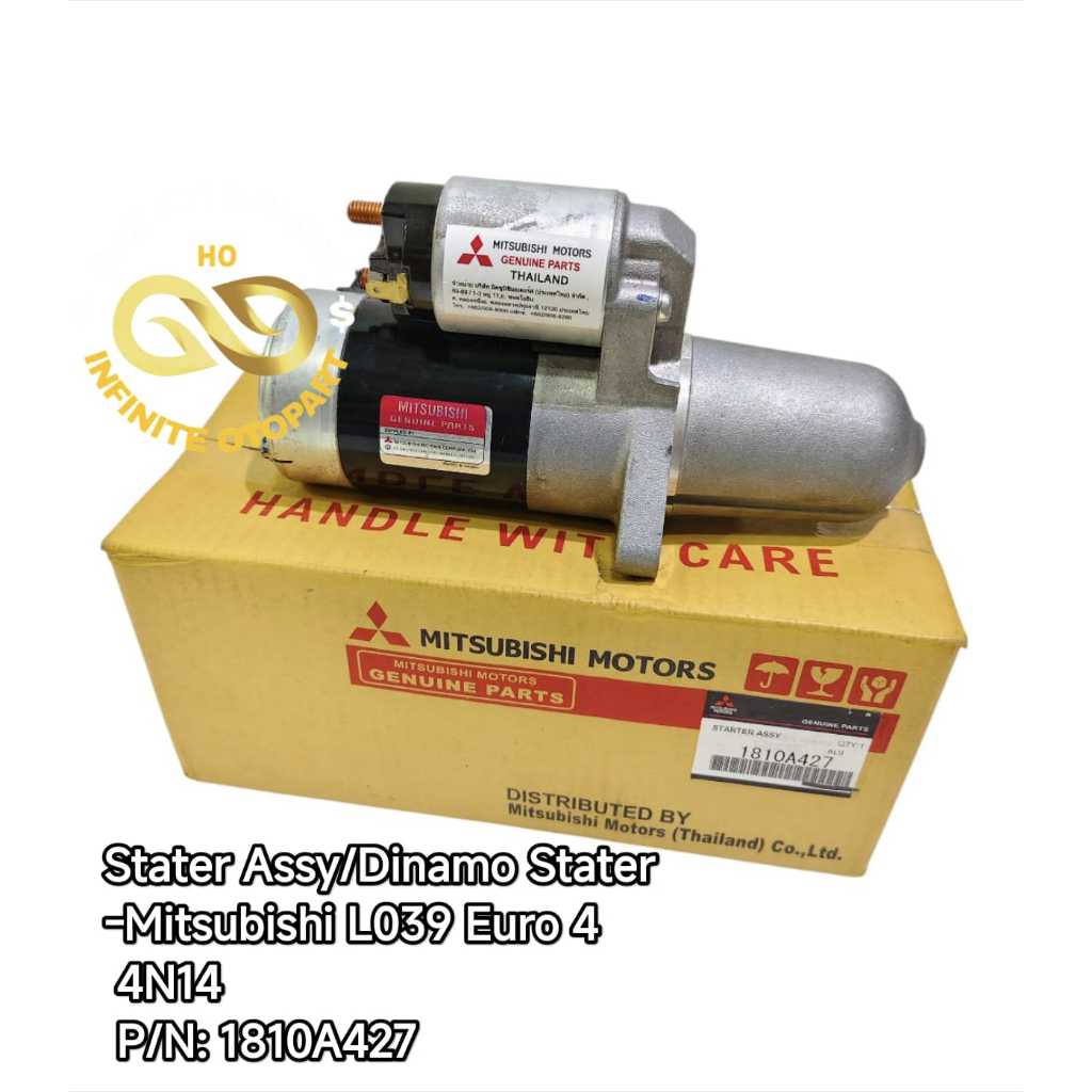 Jual STARTER ASSY DINAMO STATER KOMPLIT MITSUBISHI L039 EURO 4 1810A427 ...