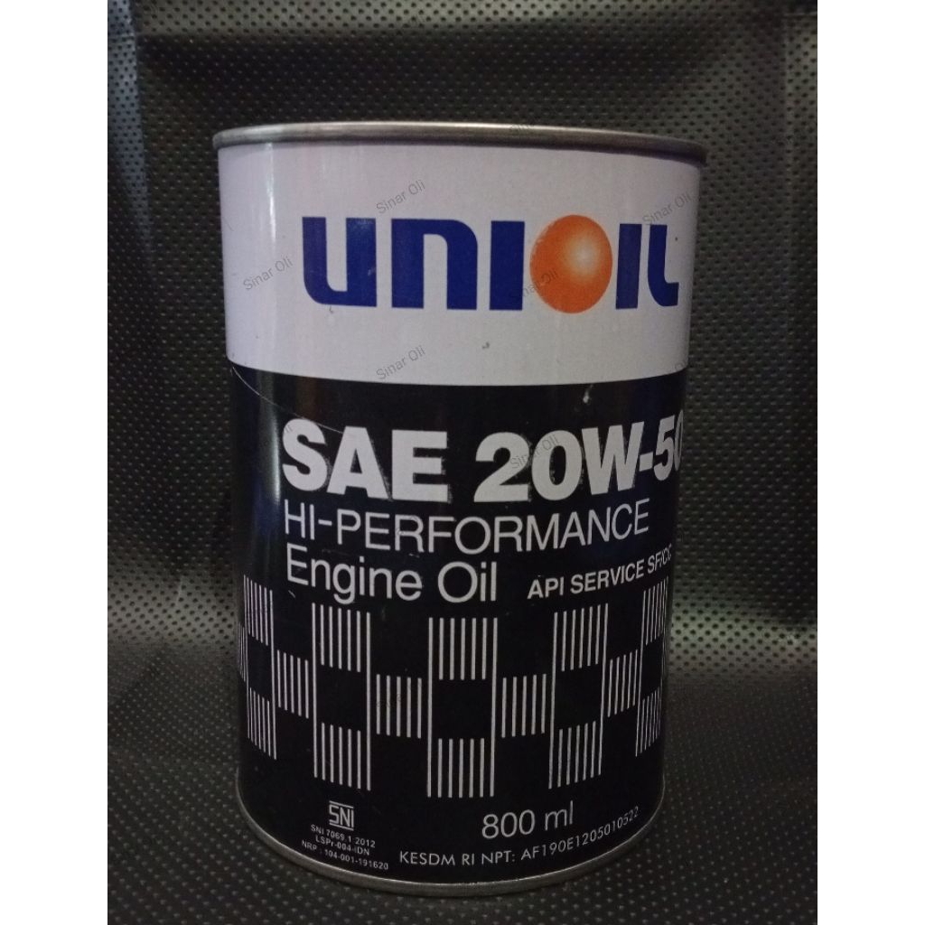 Jual Oli UNIOIL 20W-50 800ml | Shopee Indonesia