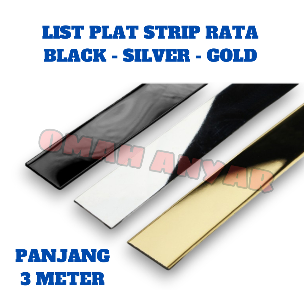 Jual List Lis Plat Strip Mirror Plat Besi Rata | Shopee Indonesia