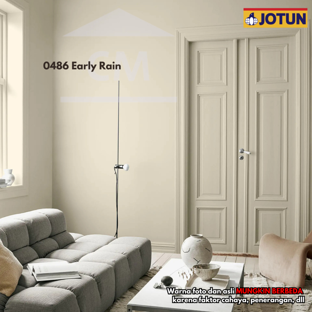 Jual JOTUN 0486 EARLY RAIN (WARNA CREAM MUDA JOTUN) Kemasan Galon - CAT ...