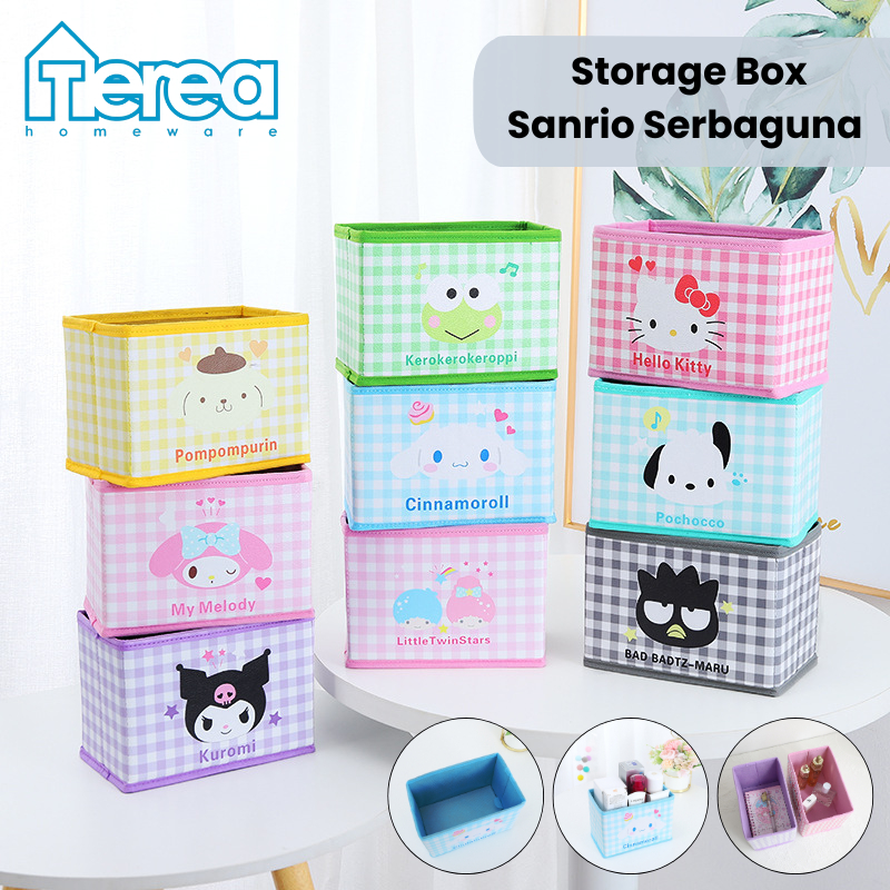 Jual TEREA Storage Box Kotak Organizer Lipat Sanrio Kuromi Melody ...