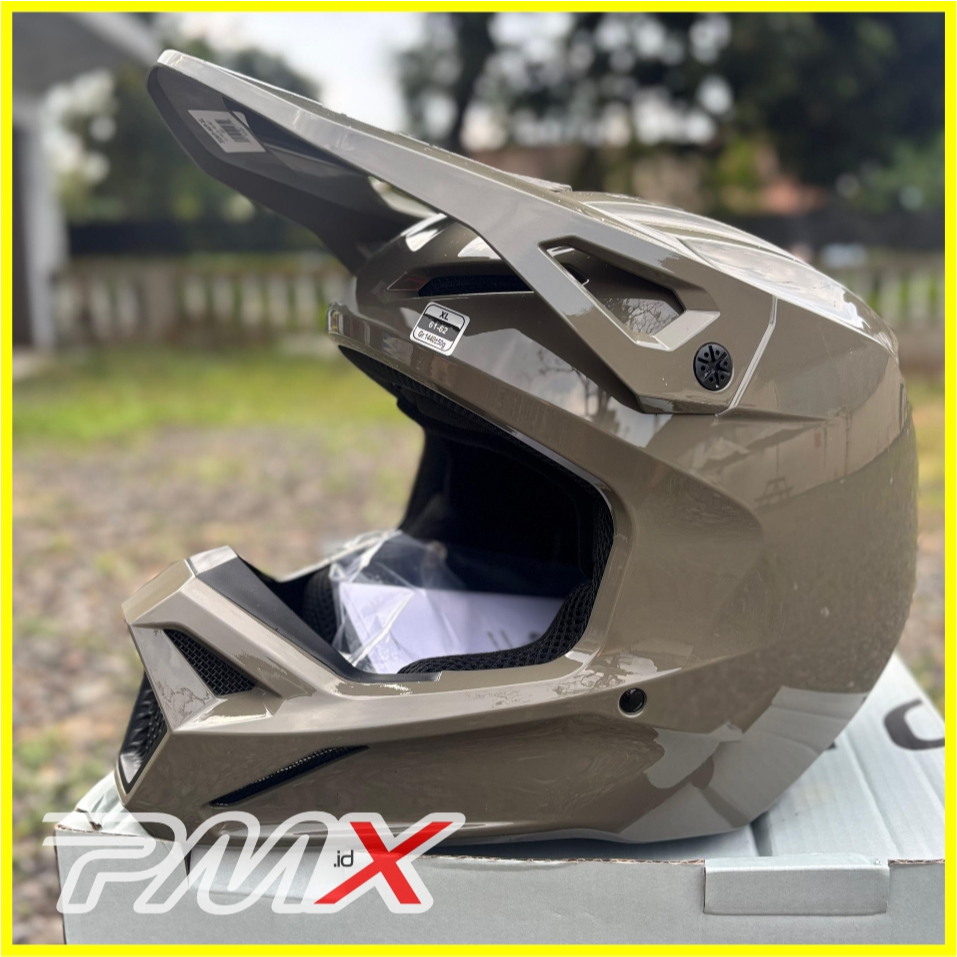 Jual Fox V1 Solid Helmet Ash Original Helm Motocross Trail | Shopee ...