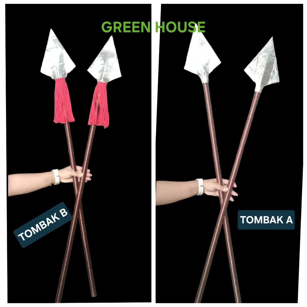 Jual TOMBAK ADAT | REPLIKA TOMBAK KAYU AKSESORIS PAWAI TOMBAK ATRIBUT ...