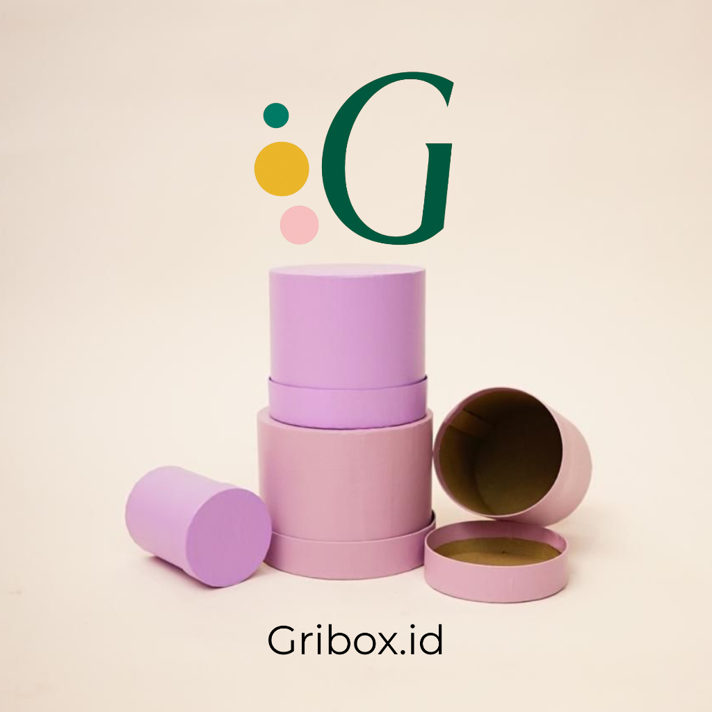 Jual Round Box Bulat Diameter 13 CM / Box Buket Balon/ Box Bunga ...