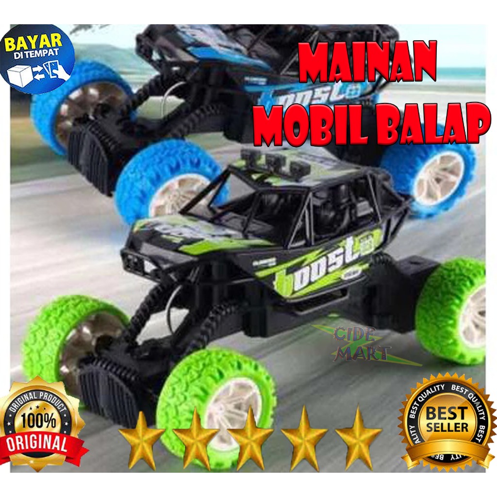 Jual MC Mainan Anak Mobil Remote Control Monster / Mobil Karet Tahan ...