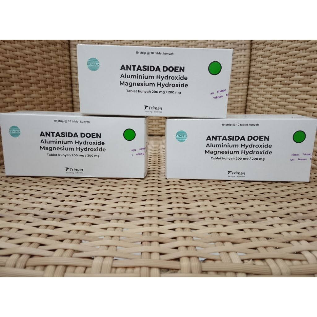 Jual ANTASIDA DOEN ( 1 BOX = 10 STRIP = 100 TABLET ) | Shopee Indonesia
