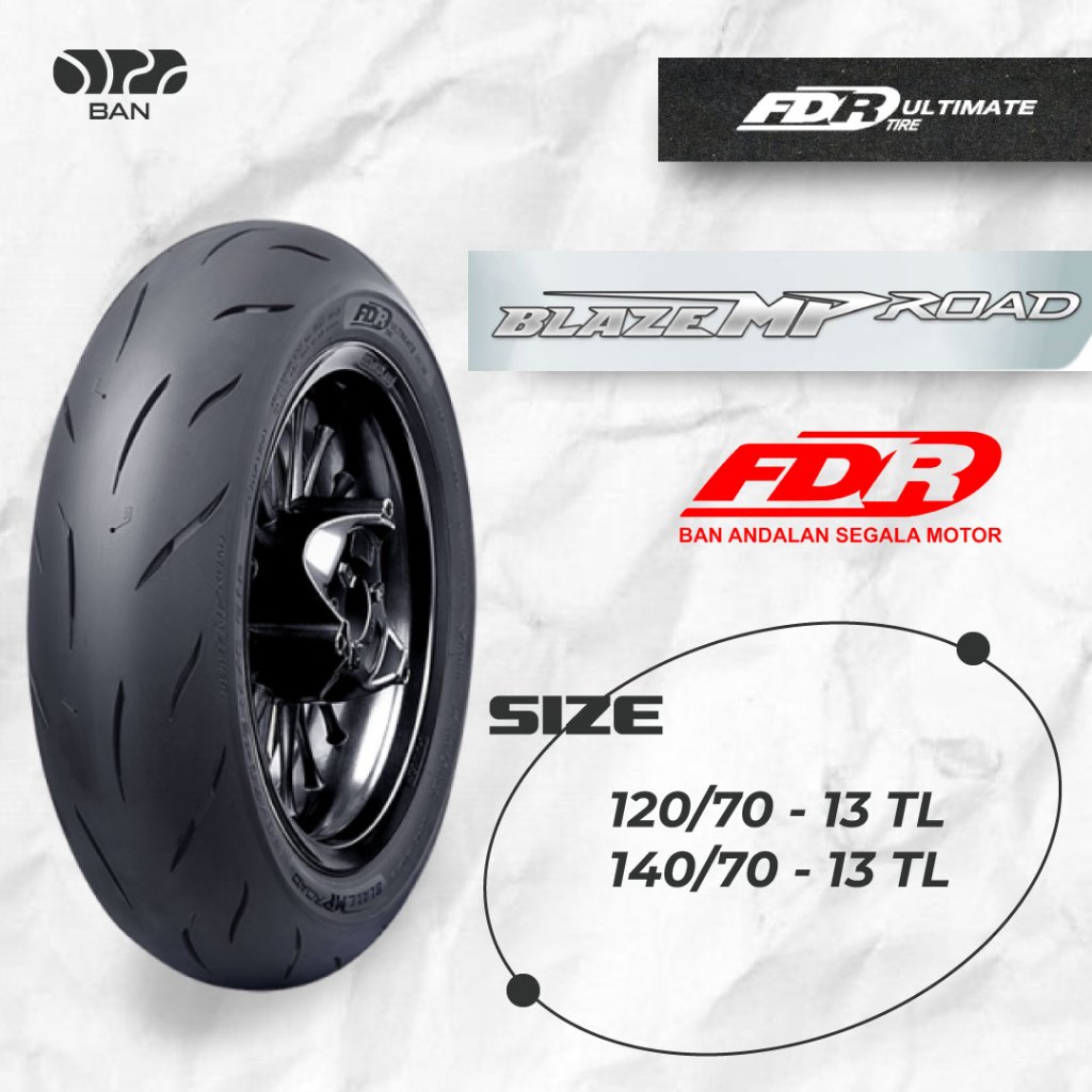Jual FDR Ultimate Blaze MP Road Ring 13 – Ban Motor Matic Besar TL ...