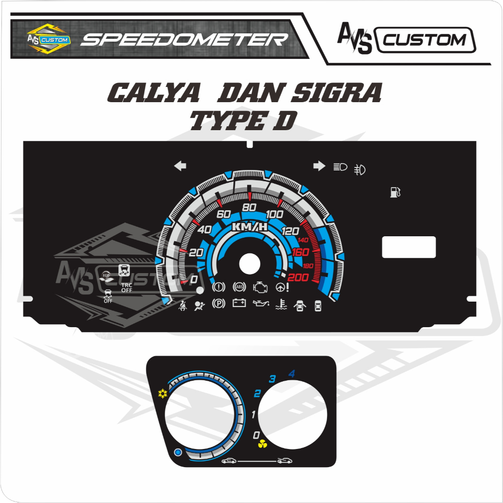Jual speedometer CALYA DAN SIGRA TYPE D NON RPM papan panel variasi ...