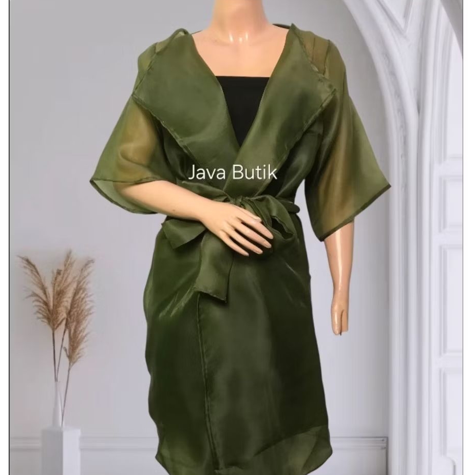 Jual OUTER ORGANZA PANJANG/ OUTER ORGANZA/ OUTER PESTA / OUTER ...