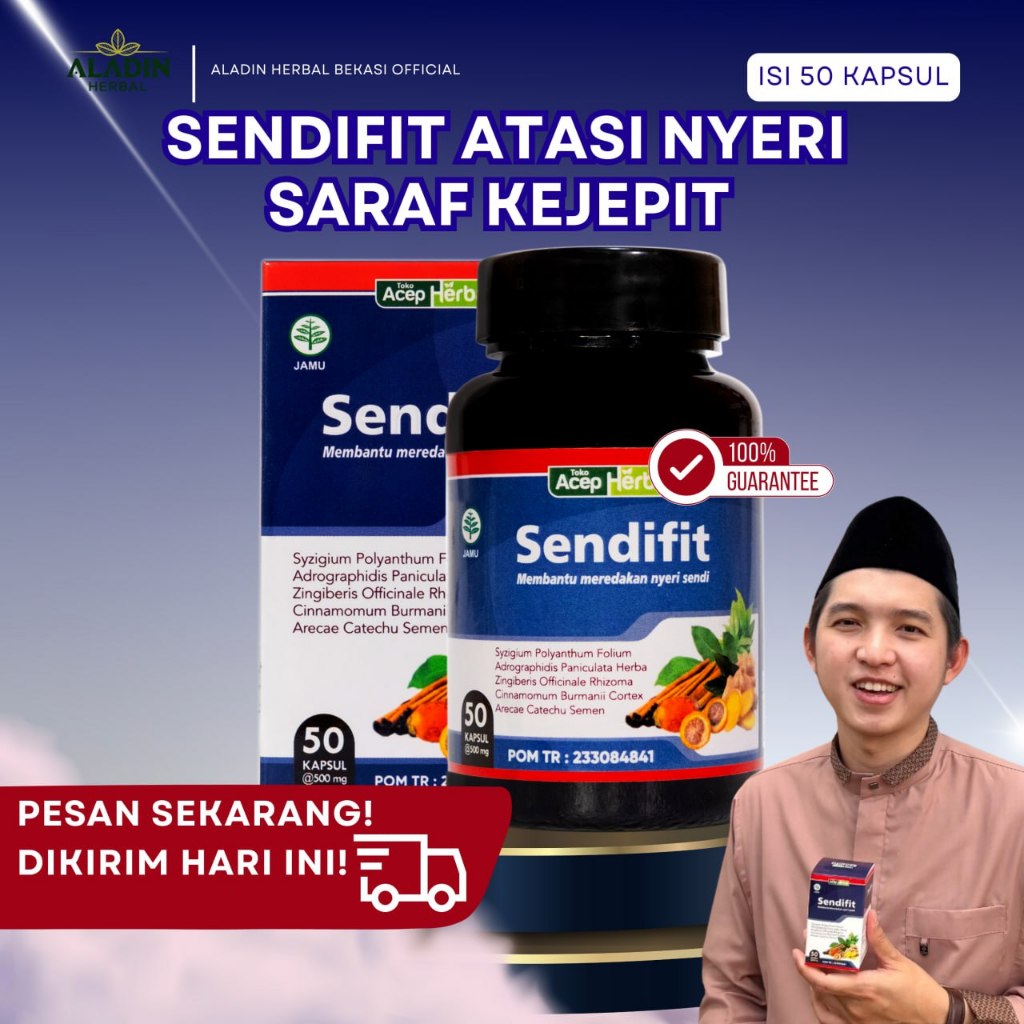 Jual SENDIFIT Nyeri Sendi Original Obat Suplemen Kesehatan Saraf ...