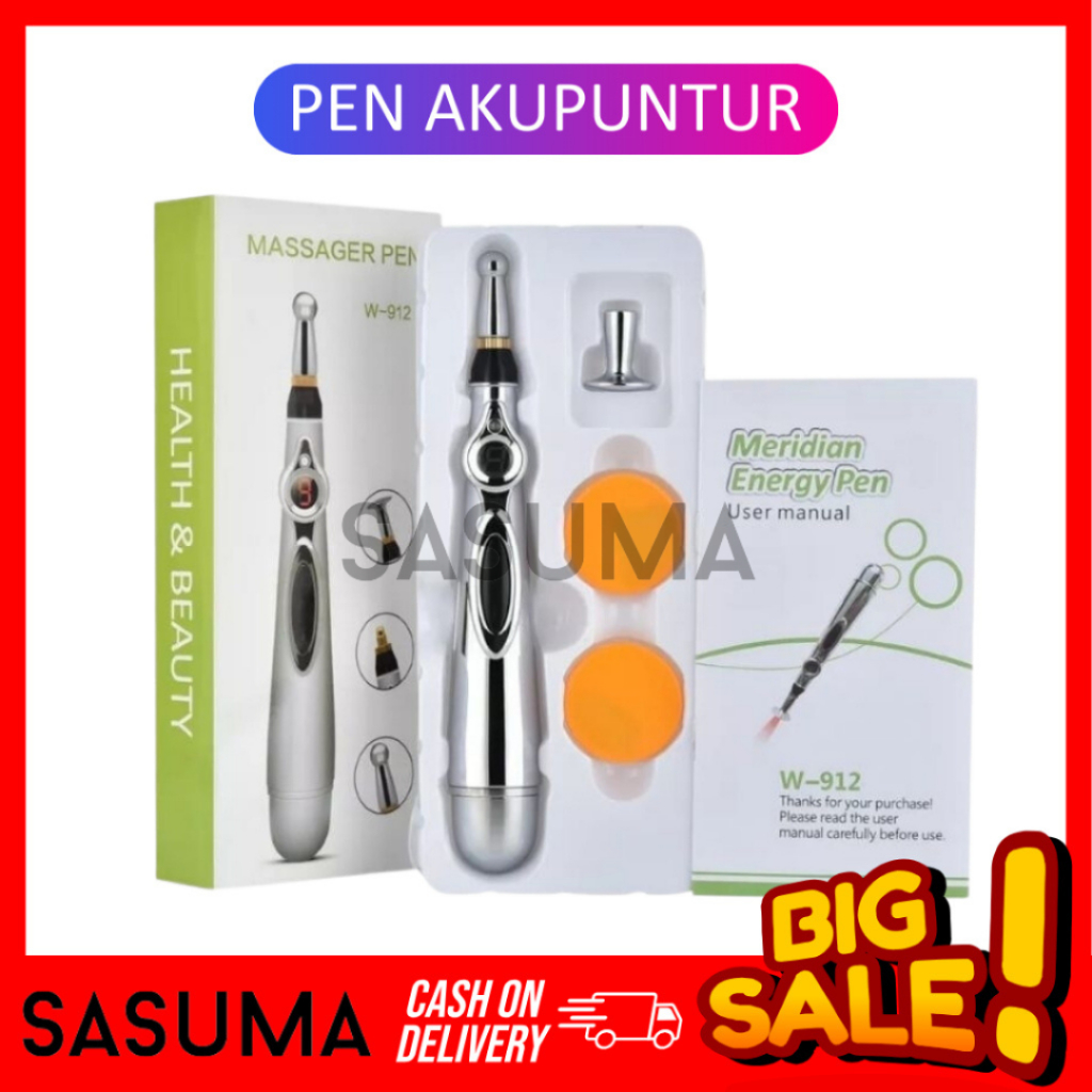 Jual SASUMA PEN AKUPUNTUR ALAT PIJAT ELECTRIC TERAPI REFLEKSI ELEKTRIK ...