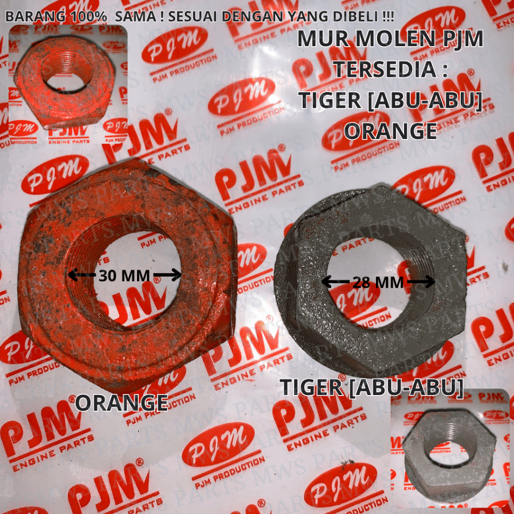 Jual MUR MOLEN NUT MOLEN MUR GENTONGAN MOLEN MUR PENGIKAT AS PENGADUK ...