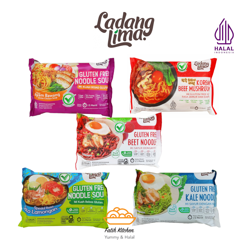 Jual LADANG LIMA Mie Sayur Gluten Free Veggie Noodle Untuk Diet Sehat - Ayam Bawang / Beet ...