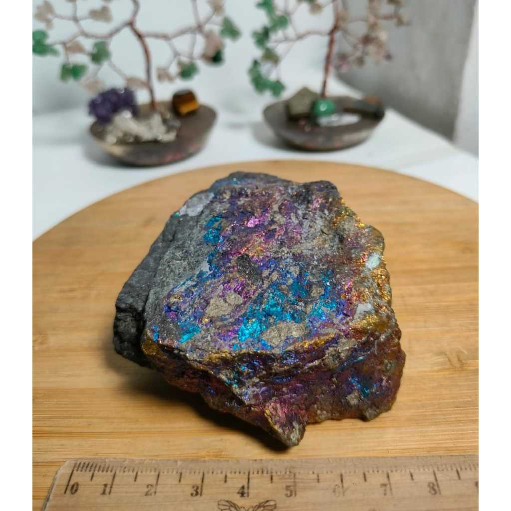 Jual Batu Rough Rainbow Pyrite Chalcopyrite Peacock Mystic Ore Natural ...