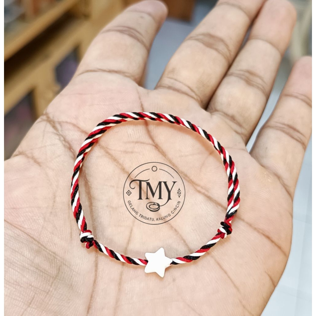 Jual Gelang Tridatu Bali Manik Bintang Putih | Shopee Indonesia