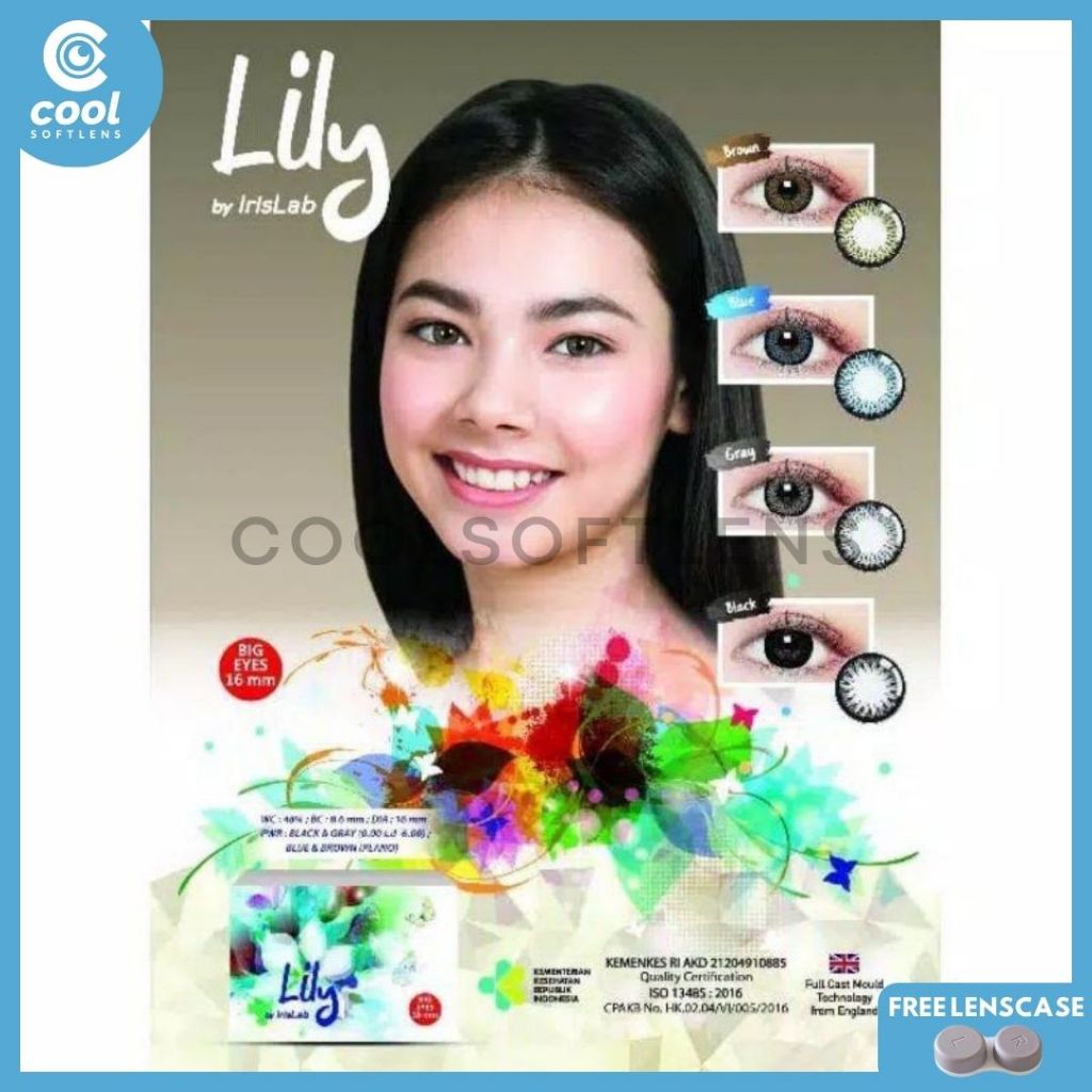Jual Softlens LILY 16 MM Normal By Irislab / Soflen Lily / Lily By Iris Lab / Big Eyes Dolly ...