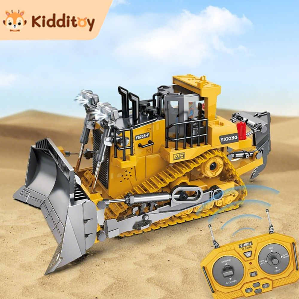 Jual kidditoy 9 Saluran Buldoser Remote Control Rc Bulldozer Mainan ...
