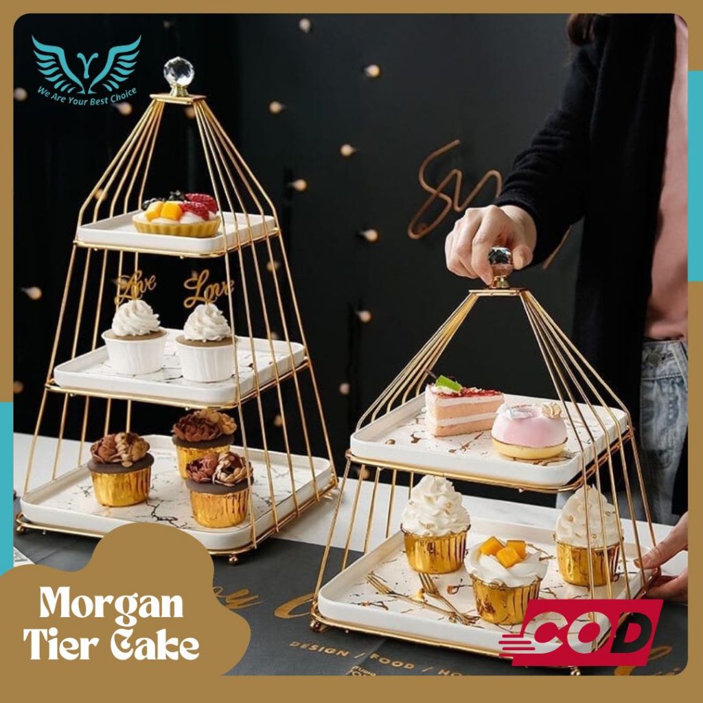 Jual Morgan Desser tier cake / Tempat Cake susun / Tempat Buah susun ...