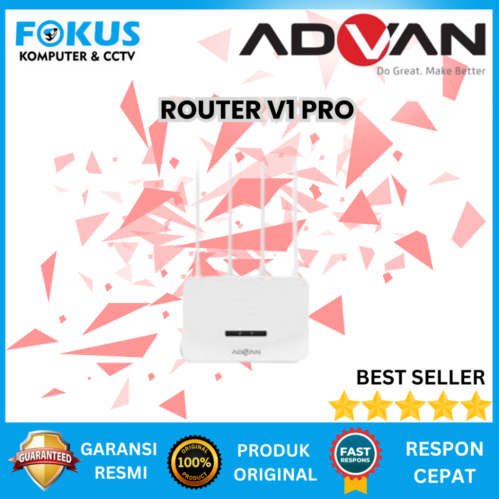 Jual [BIG PROMO] ROUTER ADVAN V1 PRO TERBATAS GARANSI RESMI TERMURAH ...