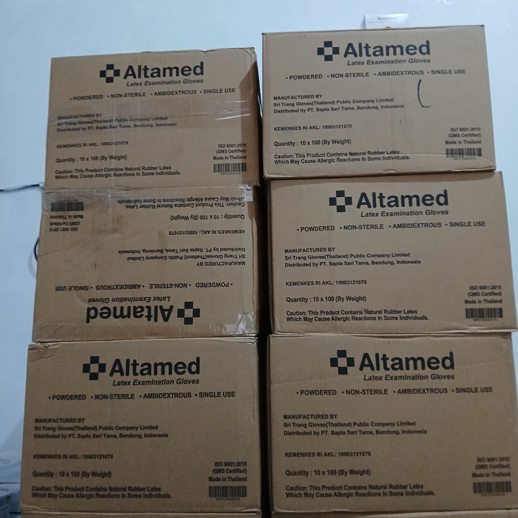 Jual Handskun / Altamed Gloves / Sarung Tangan Altamed S,M,L (KARTON ...
