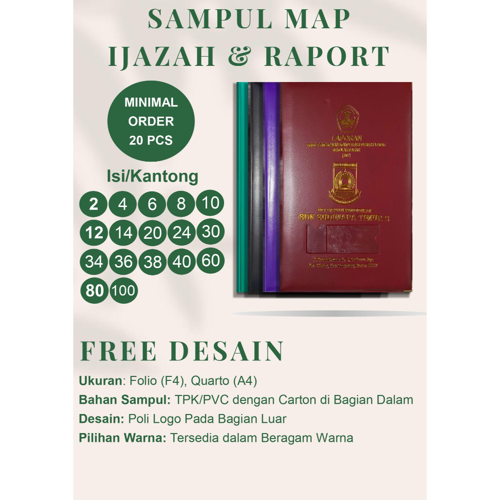 Jual MAP RAPORT | MAP IJAZAH | - - CUSTOM | Shopee Indonesia