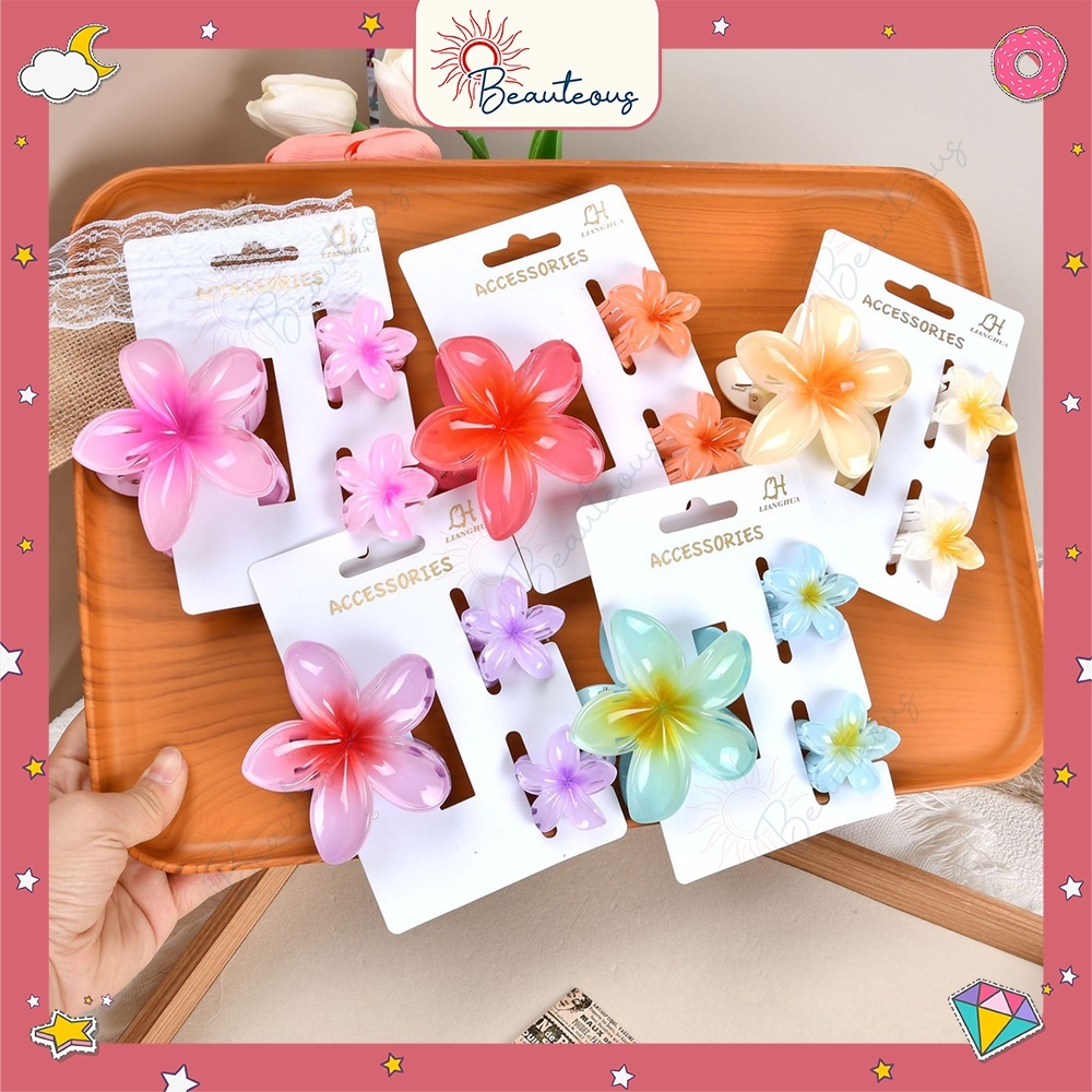 Jual Set Jepit Bunga Kamboja 3in1 Bali Flowers Hair Clip Aksesoris ...