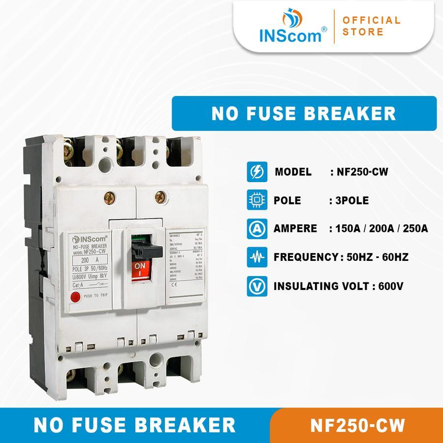 Jual NFB NO FUSE BREAKER NF-250CW 150A 200A 250A / MCCB NF 250CW 150A-250A - 150A | Shopee Indonesia