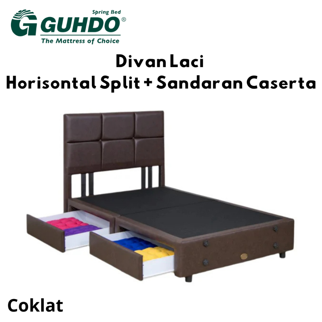 Jual Divan Laci Horizontal Split dan Sandaran Caserta Guhdo [Tanpa ...