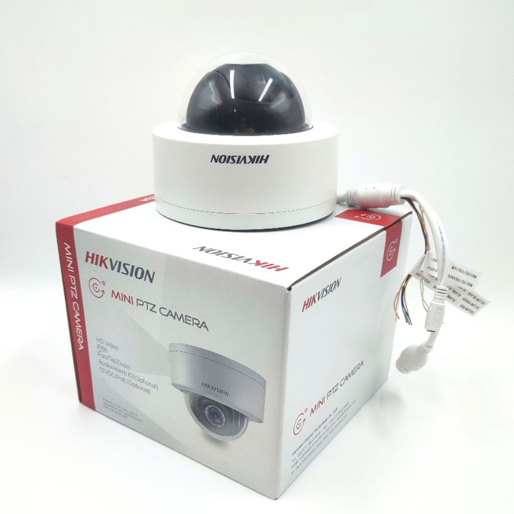 Jual CCTV IP CAMERA 4MP MINI PTZ HIKVISION DS-2DE3404W-DE 4X ZOOM DOME ...