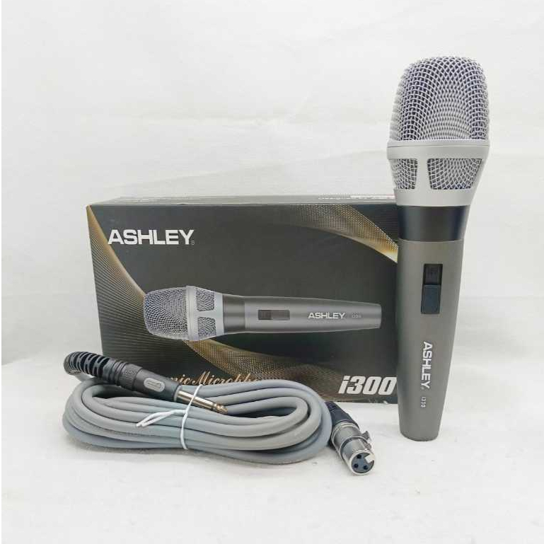Jual mikropon Ashley i300 dynamic microphone Ashley i300 original ...