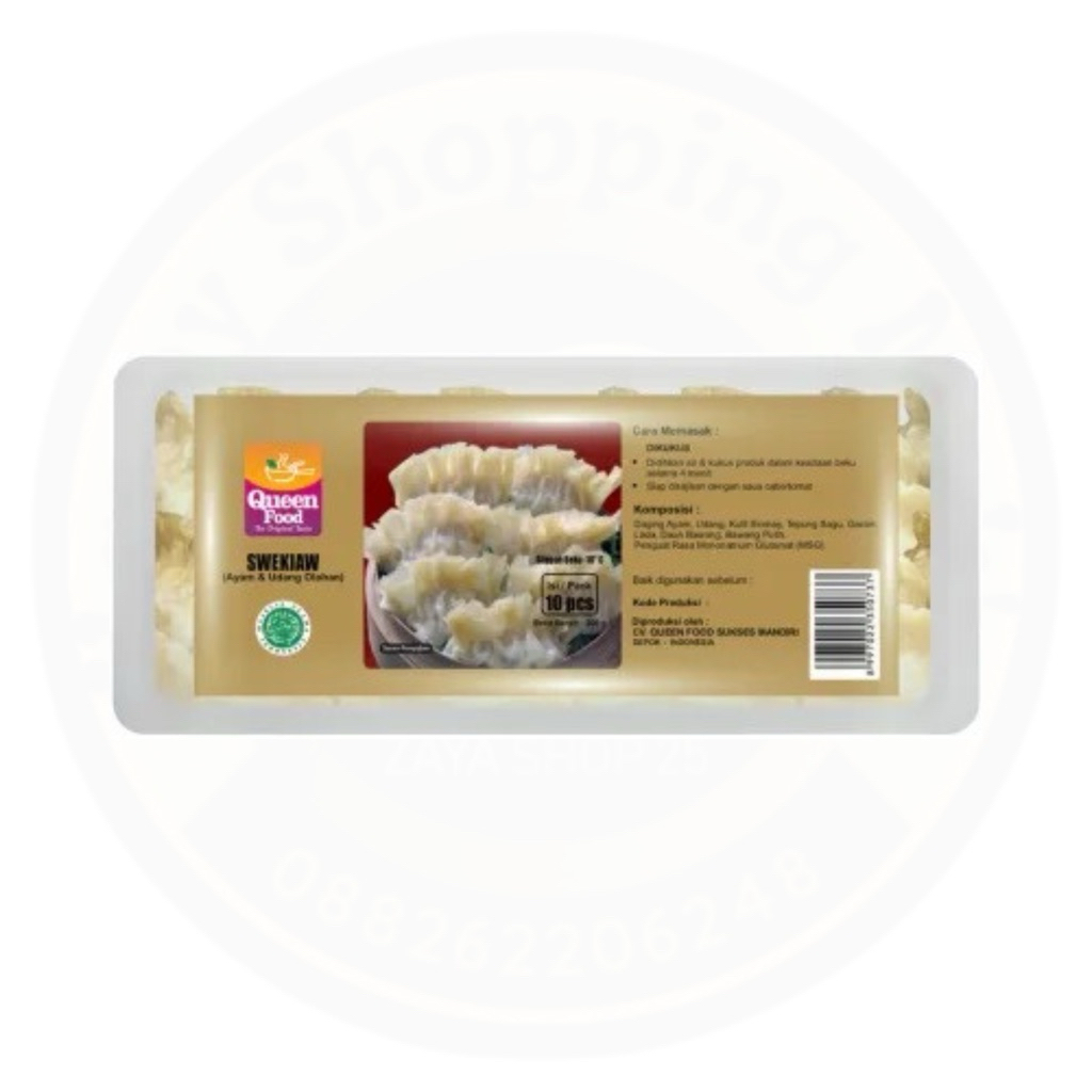 Jual QUEEN FOOD SWEKIAU 200 gr (Dimsum Lipat Khas Oriental) | Shopee ...