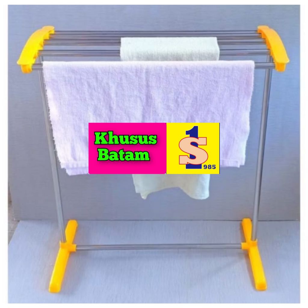 Jual Jemuran handuk 5 baris /rak gantungan handuk ( khusus Batam ...