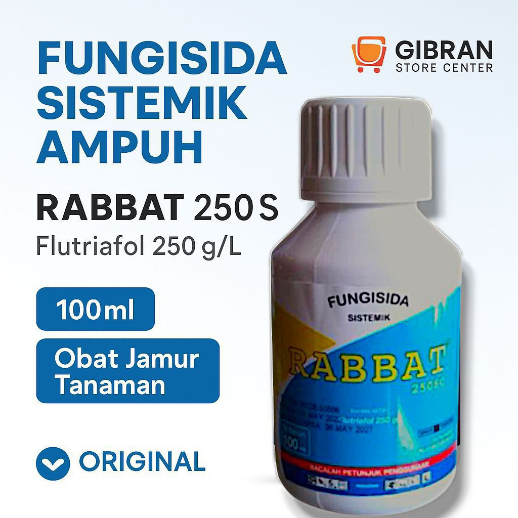 Jual RABBAT 250SC 100ml - Fungisida Sistemik Flutriafol Obat Anti Jamur ...