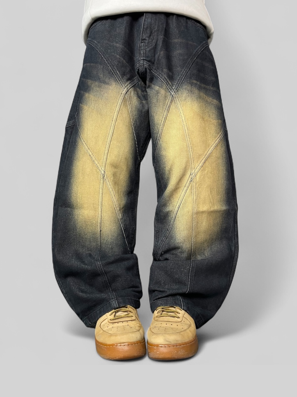 Jual Bawwa Santai | Celana Baggy Jeans Pecah Pola | VOL 2 BLACK RETRO ...