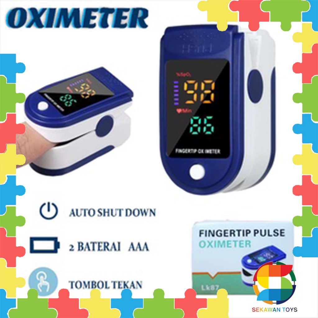 Jual Fingertip Pulse Oxymete Alat Pantau Oksigen/ Alat Deteksi Detak ...