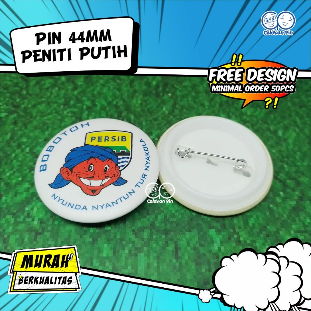 Jual CUSTOM Pin Peniti 44MM | Shopee Indonesia