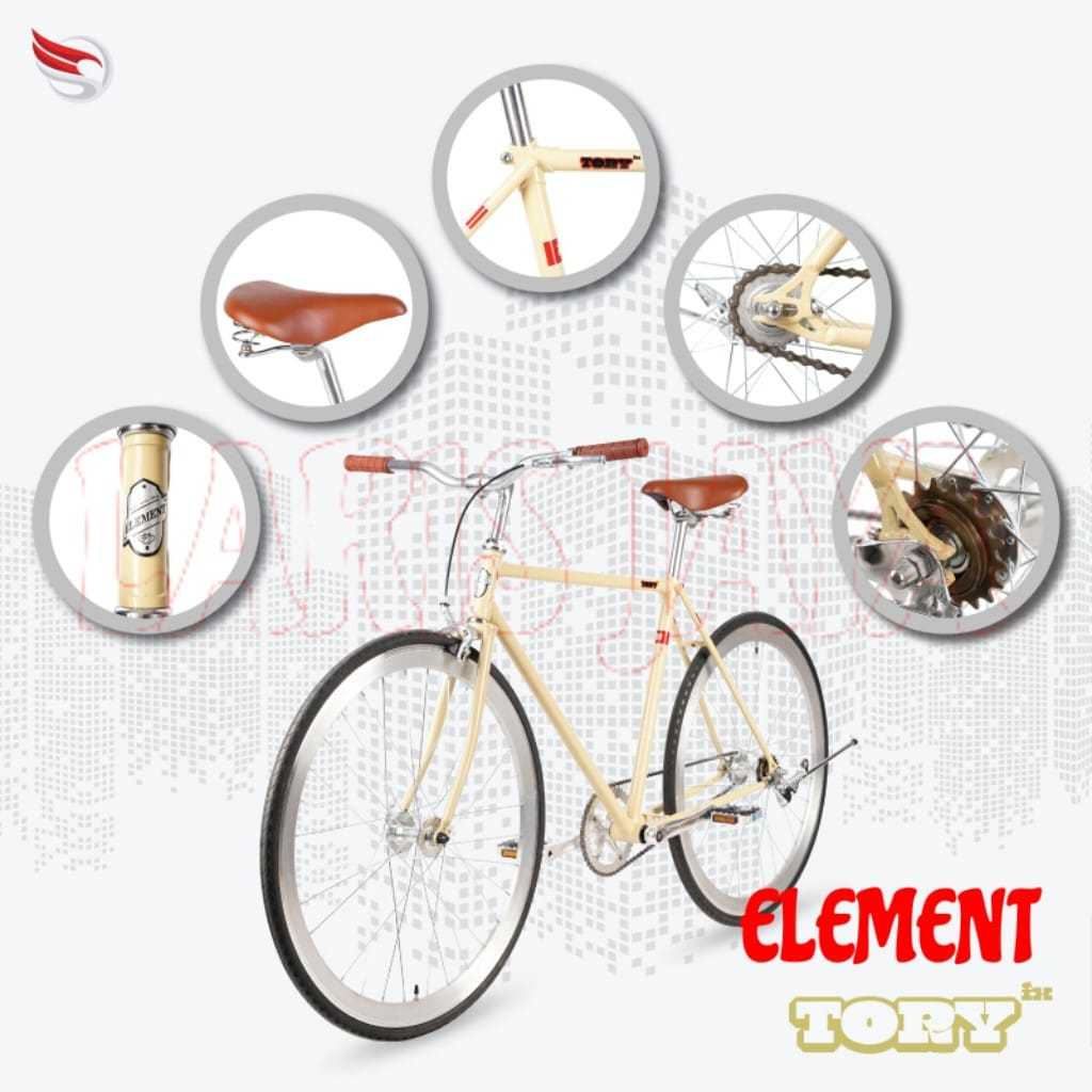 Jual SEPEDA FIXIE ELEMENT URBAN TORY FX 1SP SEPEDA FIXIE TORY FX 700C ...