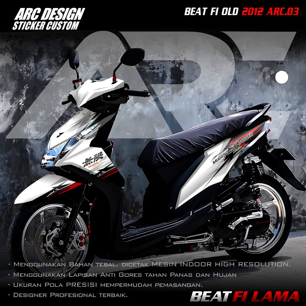 Jual (COD PROMO) TERBARU Decal Sticker Honda Beat FI Lama 2012 2013 ...