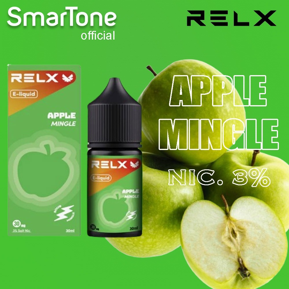 Jual RELX LIQUID APPLE MINGLE 30ML 30MG SALTNIC | Shopee Indonesia