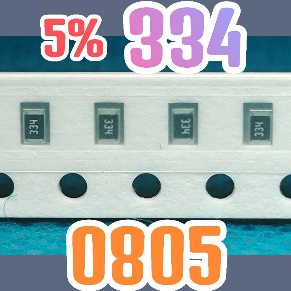 Jual 10pcs Chip resistor smd 334 330K 5% size 2012 0805 330Kohm 330 Kohm 330K ohm | Shopee Indonesia