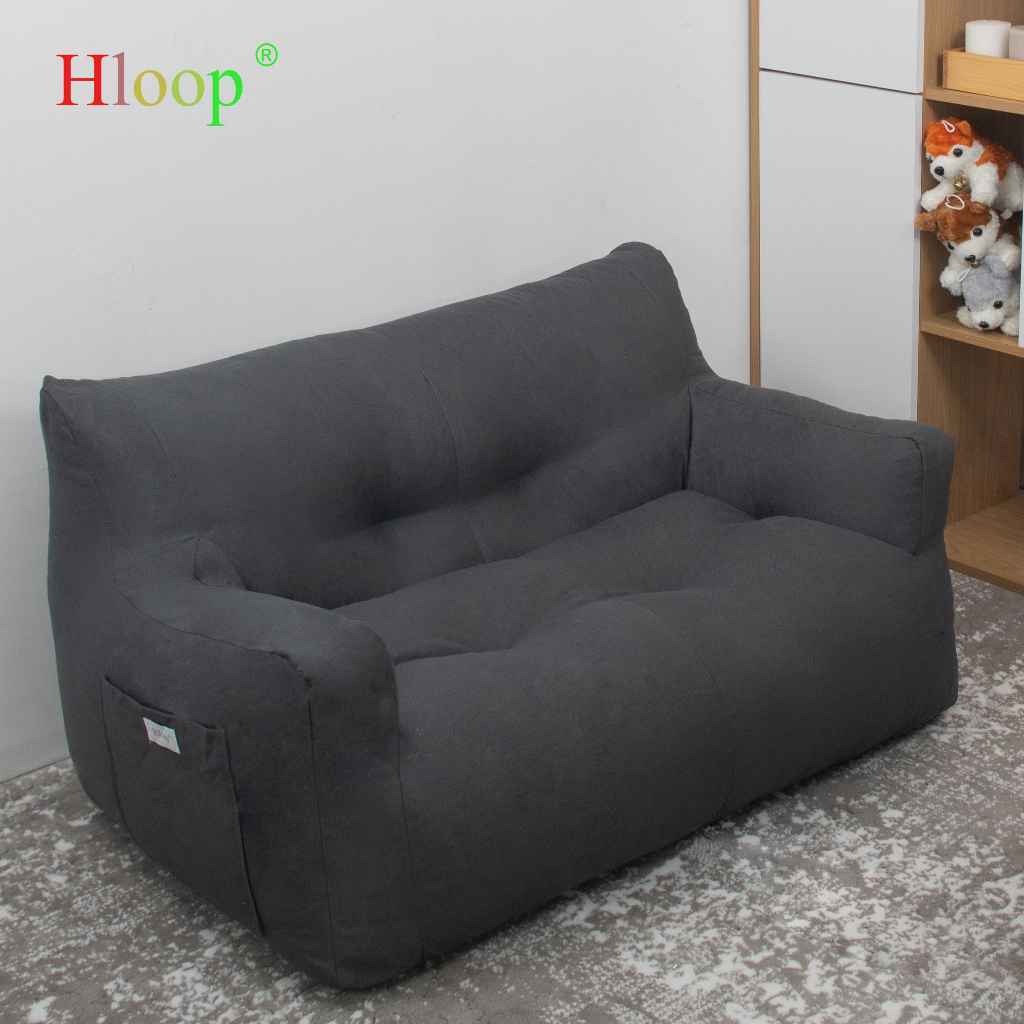 Jual HLOOP Sofa ruang tamu beanbag sofa mini sofa 2 seater | Shopee Indonesia