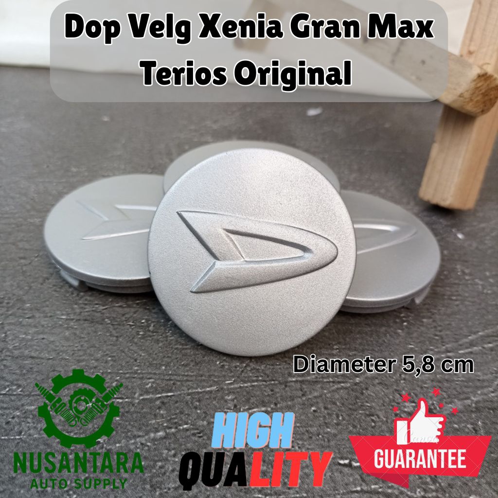 Jual Dop Velg / Tutup Roda Xenia Gran Max Terios Diameter 5,8 cm ...