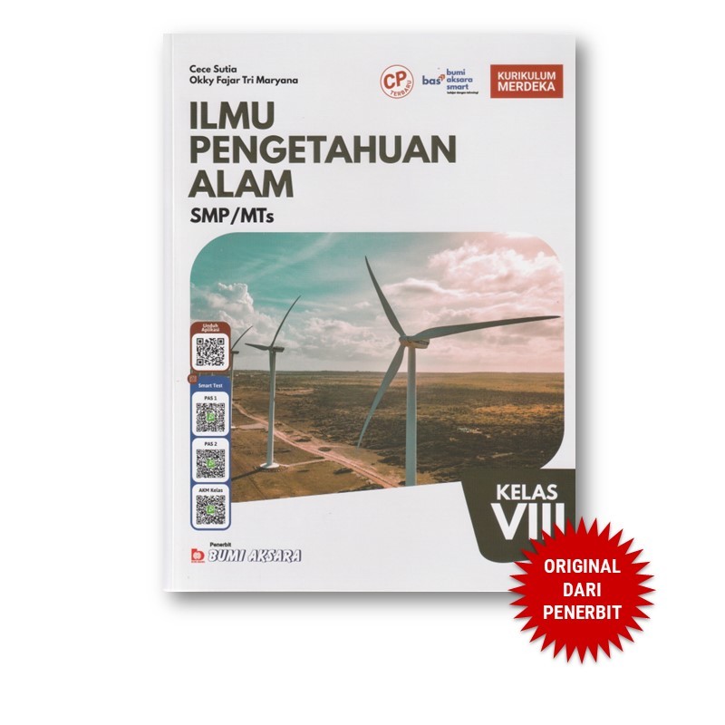 Jual Ilmu Pengetahuan Alam Kelas VIII SMP MTs Kurikulum Merdeka - CP Terbaru | Shopee Indonesia