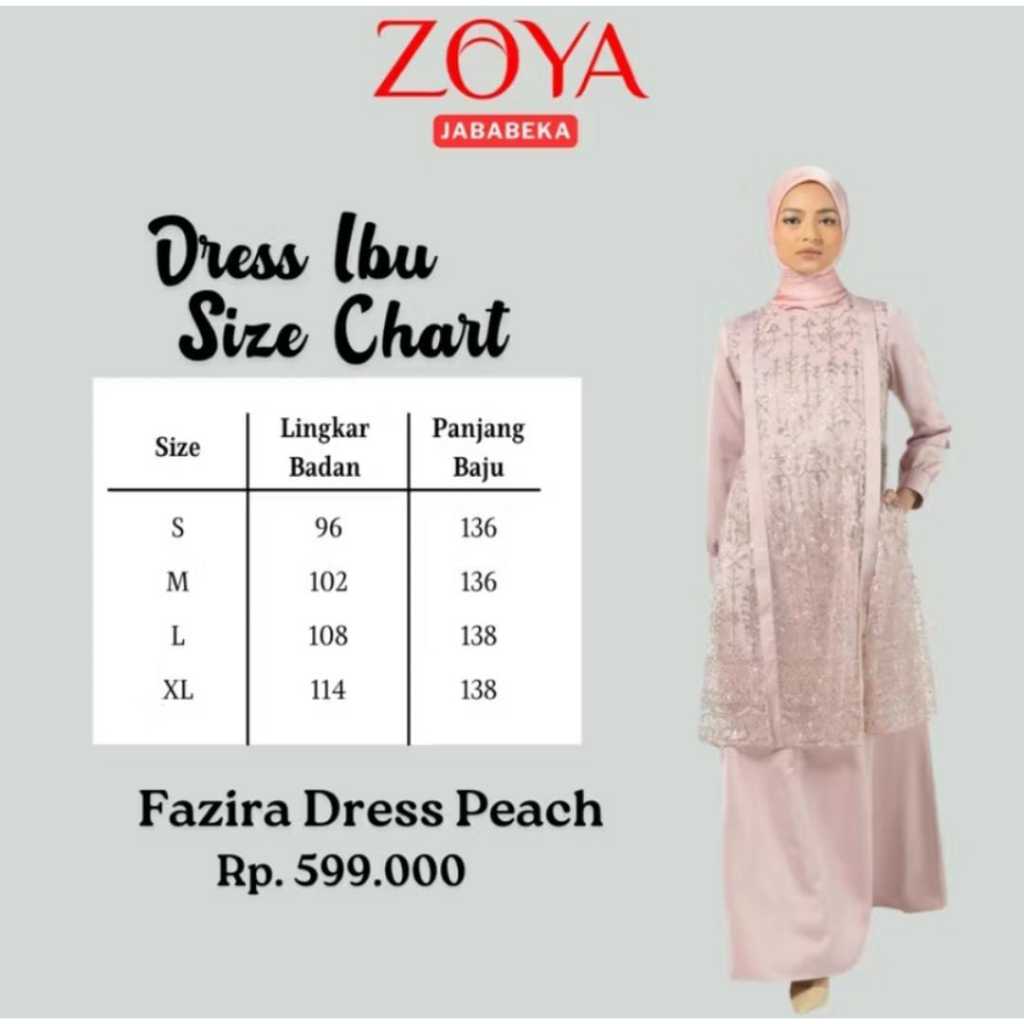 Jual Fazira Dress - Gamis Cantik Kondangan Dari Zoya | Shopee Indonesia