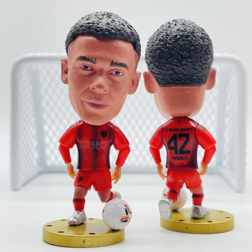 Jual Figure Miniatur Pemain Bola Club Munchen Jamal Musiala Robert Lewandowski Manuel Neuer ...