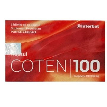 Jual Coten Per Box 3 Strip @10 Kapsul - Suplemen untuk Kesehatan ...